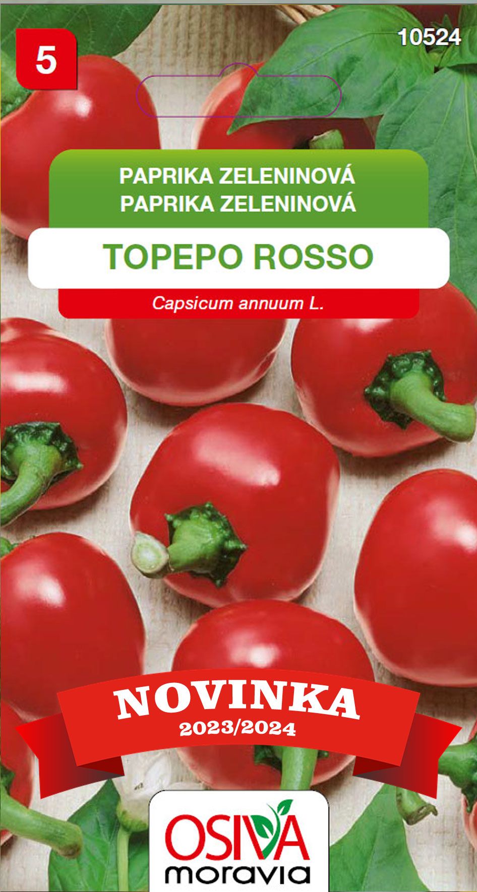 Paprika zeleniová - sladká - Topepo Rosso | Osej.cz
